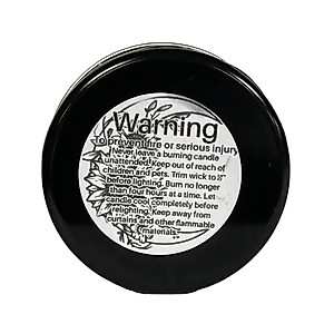 Black Licorice -4oz Handmade Soy Wax Candle Tin