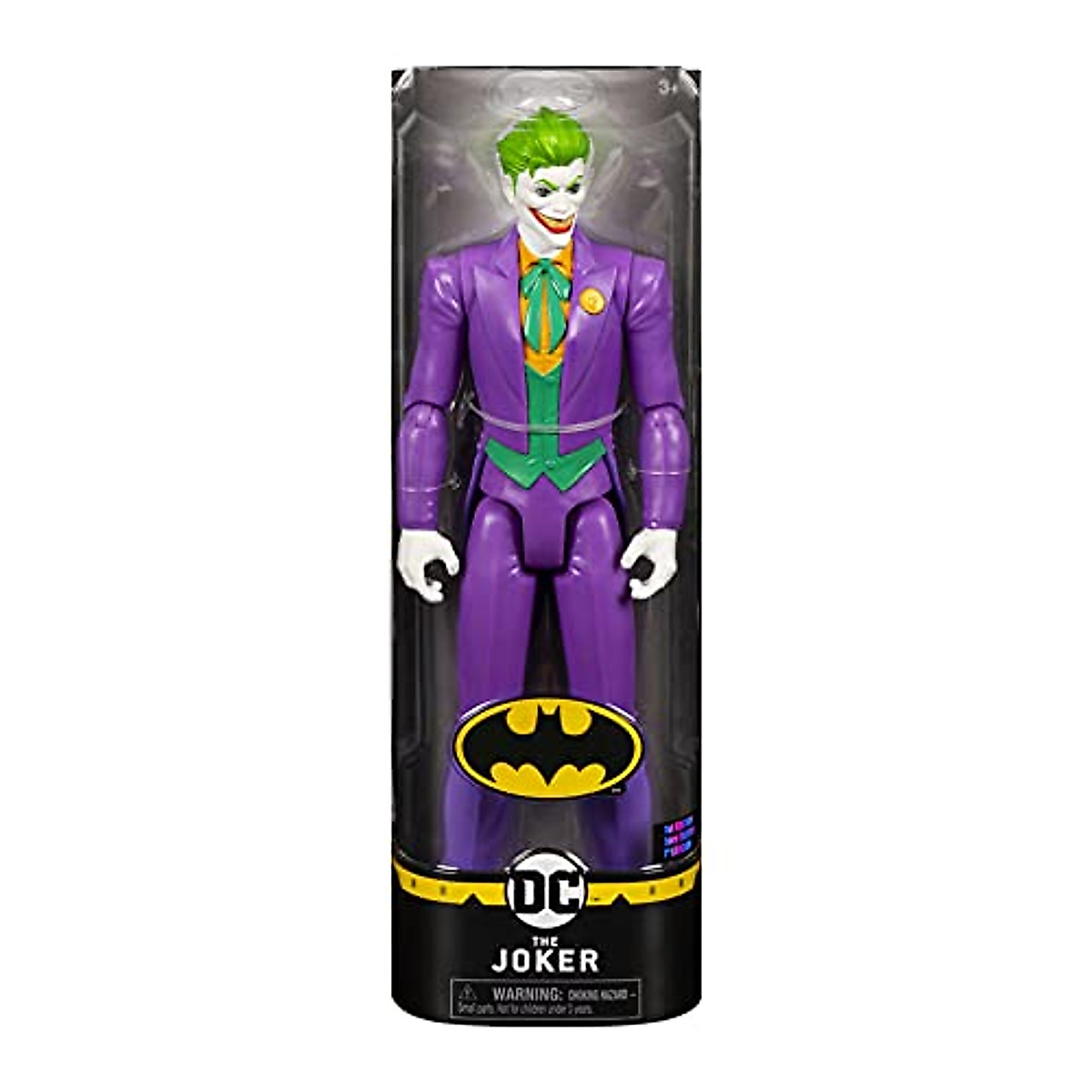 DC Comics, 12-inch The Joker Action Figure, Kids Toys for Boys and Girls Ages 3 and Up