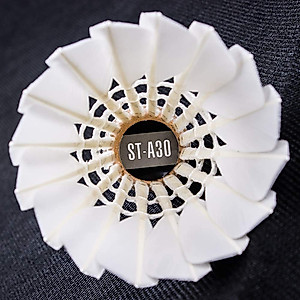 Senston A30 Badminton Shuttlecocks 12 Pack Sports Birdies Shuttlecock for Outdoor Indoor Sports Activities Badminton Birdies with High Stability and Durability Badminton Ball