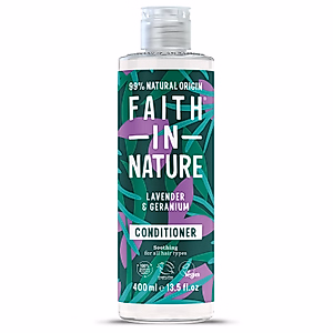 FAITH IN NATURE Cond Lavender & Geranium, 0.4 Pounds