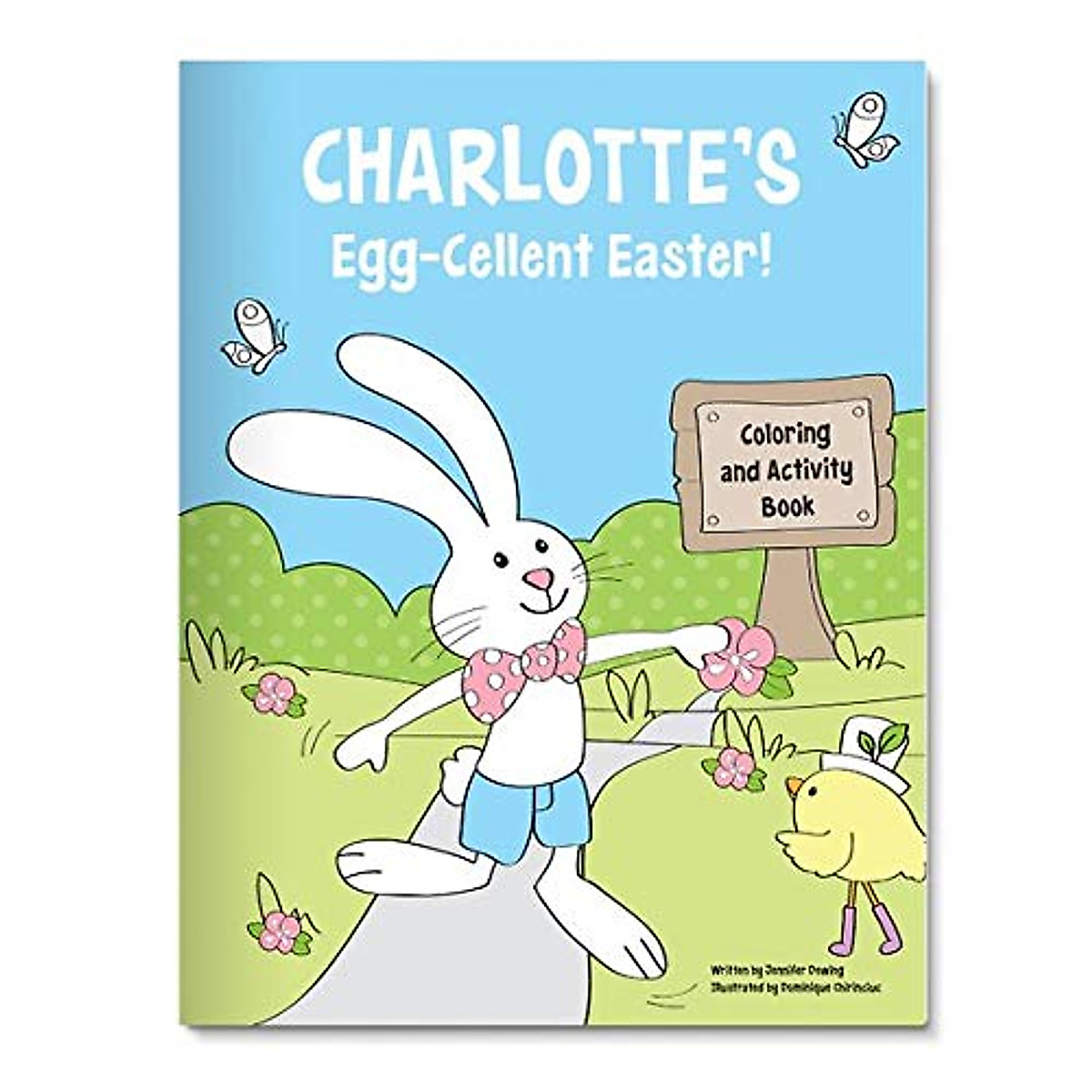 Easter Activty Kit for Kids - Coloring Book, Personalized Placemat and Stickers - I See Me!