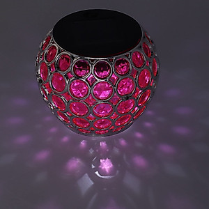 Solar Night Lights Lamp Wavy Point Ambient Lamp Stable Performance Soft Light Effect Lighting Supplies for Decoration Home Outdoor Garden