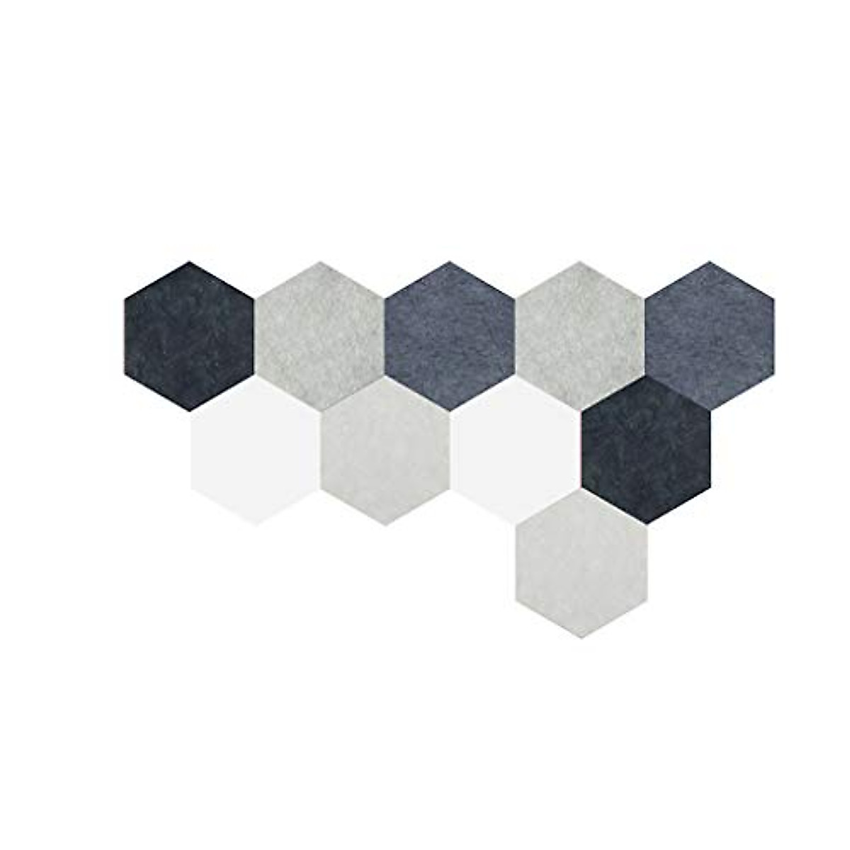 DIY Hexagonal Felt, Background Wall Stickers Living Room self-Adhesive Creative Photo Wall memo Note Board Photo Message Display Board