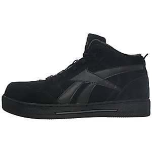Reebok mens Dayod Safety Toe Skateboard Work Industrial Construction Shoe, Black, 12 US