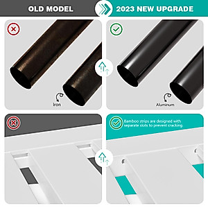 Shower Bench Shower Chair for Inside Shower - 23.5 Inch Shower Seat with Handles, Height Adjustable Waterproof Shower Stool for Adults Elderly, Disabled and Injured. (Black) (Black)