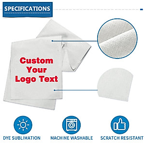 Custom Table Runner with Business Logo Text Up to 36"x72" Personalized Logo Table Runner for Business Vendors Wedding Birthday, 30"x72"