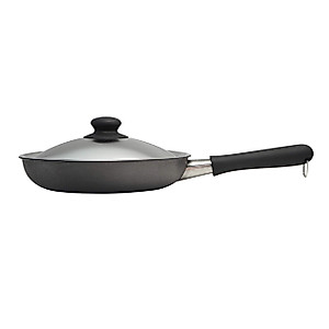 Sori Yanagi Iron Frying Pan, Made in Japan, 9.8 inches (25 cm), Double Fiber Line Nitride Treatment, Includes Lid, Induction Compatible