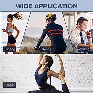 CelsusSound Bone Conduction Headphones with Noise-Canceling MIC, Bluetooth Waterproof Sport Headphones, Open Ear Stereo Headphones up to 10H Playtime, Wireless Headset for Running and Workout