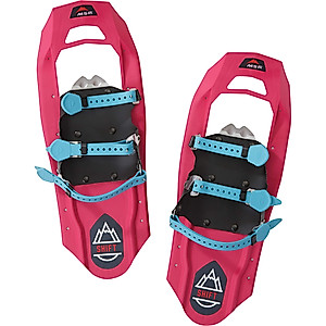 MSR Shift Youth Snowshoes for Teens and Young Adults (Pair), Electric Pop Pink, 19"