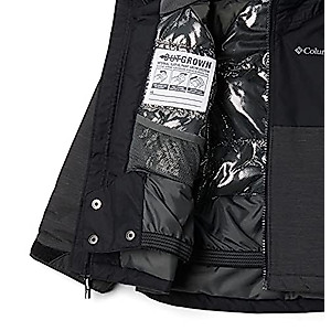 Columbia Boys Alpine Action Ii Jacket, Black Heather, Black, Medium