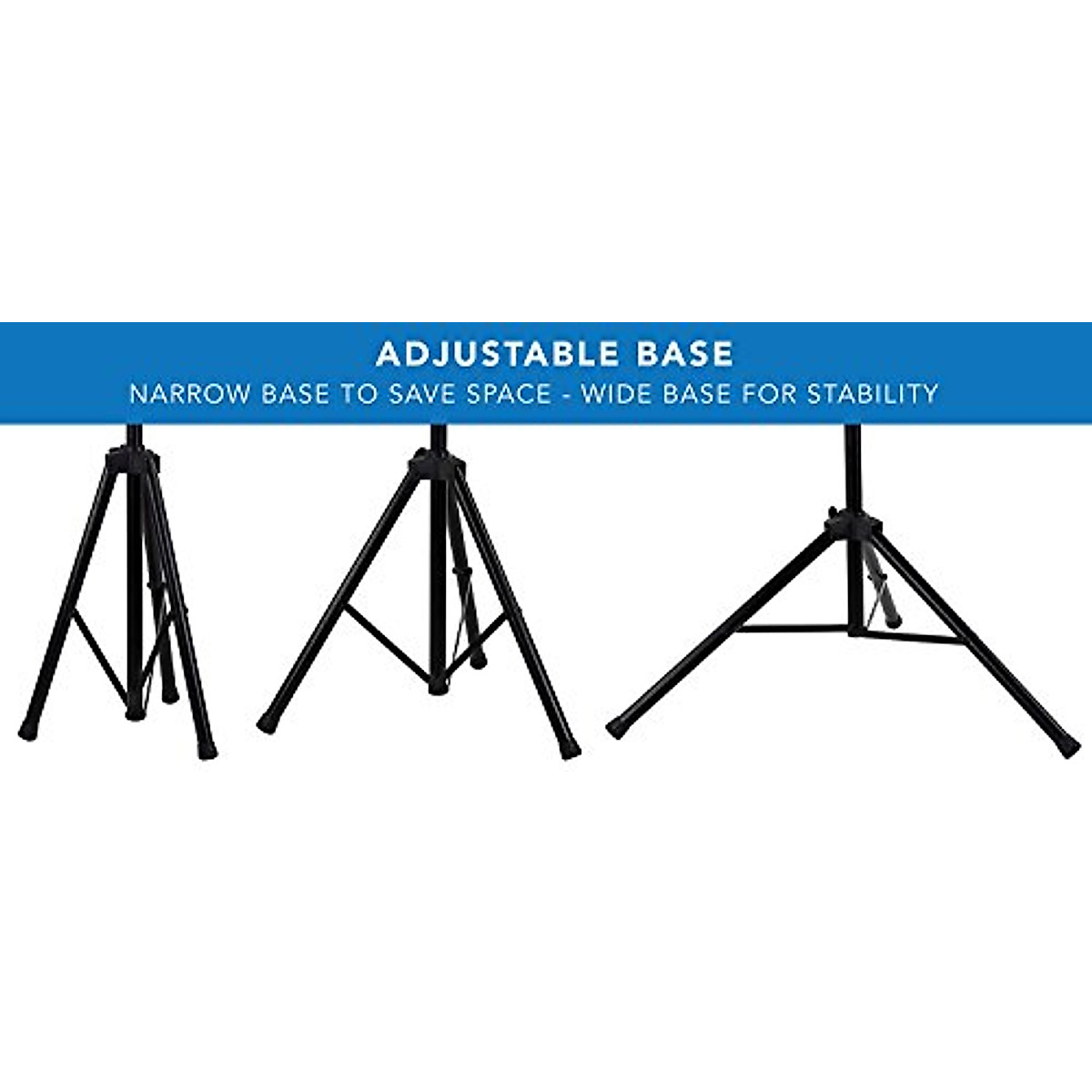 Mount-It! TV Tripod Stand - Portable TV Stands for Flat Screens - Indoor or Outdoor TV Pole Stand - Television Tripod Stand for 32-70 Inches Screen - Single Pole TV Stand with 77lbs Capacity