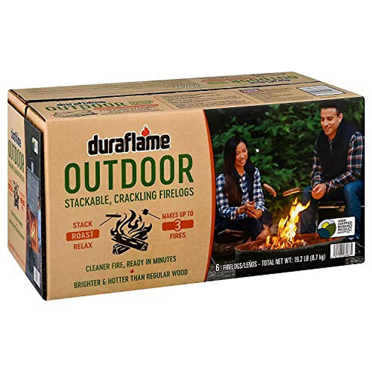 Duraflame 041137062875 Outdoor Firelog, 19.2 Pound (Pack of 1)