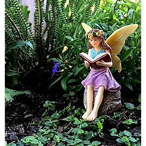 PRETMANNS Fairies for Garden - Fairy Garden Accessories with Garden Fairy Figurines, Fairy Garden Kit with Girl & Boy Fairies for a Fairy Garden - 3 Piece Fairy Set