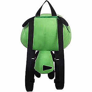 Haisijing Plush Toys New Alien 3D Eyes Robot Gir Cute Stuffed Plush Backpack Green Bag Xmas Gift 14 inches