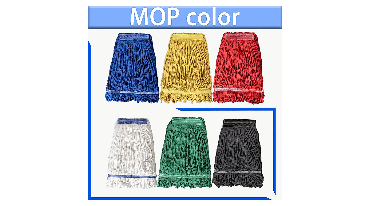 Premium Commercial Mop Head Replacement - 3 Pack