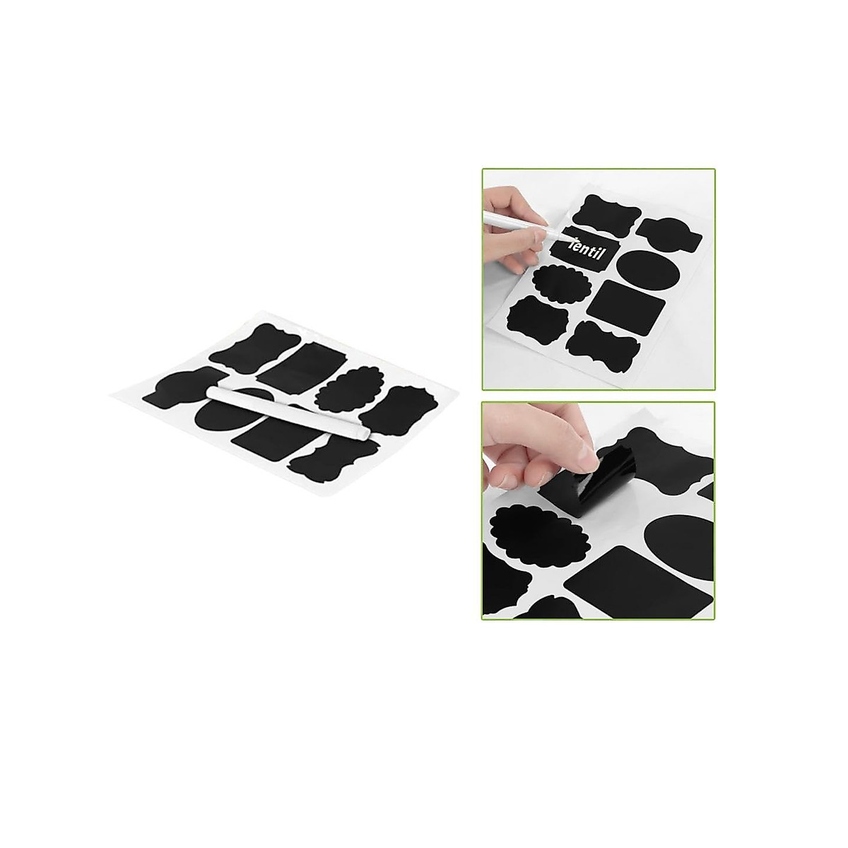 Airtight Food Storage Containers with Lids, Set of 4, Clear Plastic