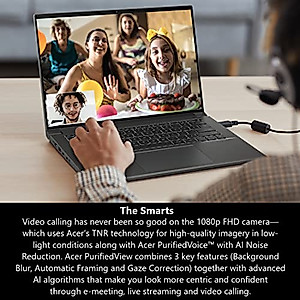 Acer Swift X 14 SFX14-71G-5911 Creator Laptop | 14.5" 2560 x 1600 (120Hz, 100% sRGB) | Intel i5-13500H | NVIDIA GeForce RTX 3050 Laptop GPU | 16GB LPDDR5 | 512GB Gen 4 SSD | Killer Wi-Fi 6E , Gray