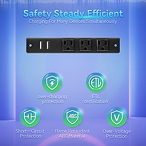 KKL Twin Bed Frames, Storage Headboard with Charging Station, RGB Light Strips, Solid and Stable, Noise Free, No Box Spring Needed, Easy Assembly, Rustic Brown