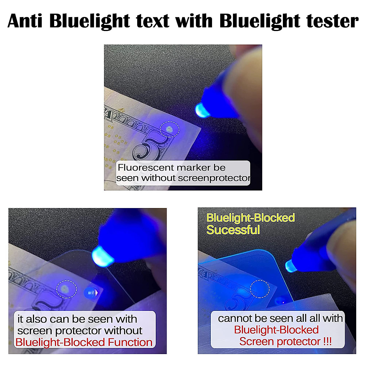 Muntonski Anti Blue Light Compatible with iPad Pro 11 Screen Protector (2018 2020 2021) 11inch tempered Glass 9H Hardness 2 Pack