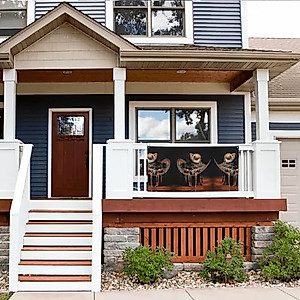 Banners and Signs for Outdoor 35x71 Backdrop for Birthday Party Business Graduation Wedding Event,American West Rodeo Hat