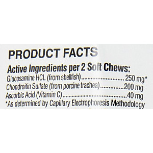 Nutri-Vet Hip & Joint Regular Strength Soft Chew for Dogs, 5.3 OZ, 60-Count