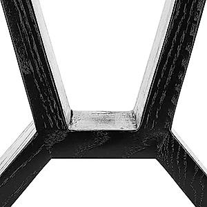 ANIIC Headset Stand Wooden Earphone Stand Gaming Headphone Display Holder Classical Headset Stand Craft For Headset Cable,Mobile Phone Headphone Stand ( Color : Black )