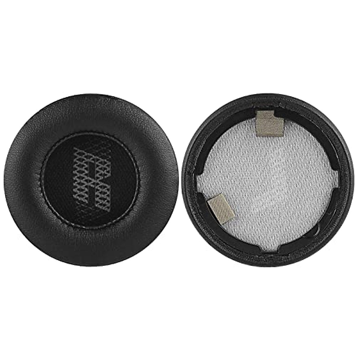 Geekria QuickFit Replacement Ear Pads for JBL Live 460NC Wireless On-Ear Headphones Ear Cushions, Headset Earpads, Ear Cups Cover Repair Parts (Black)