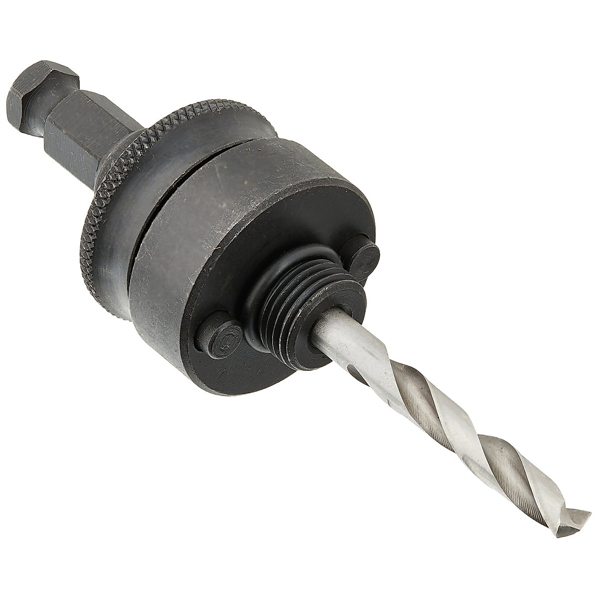 BOSCH HSBAL Standard Large Two-Pin Mandrel for Hole Saws 1-1/4 In. to 6 In. , Black