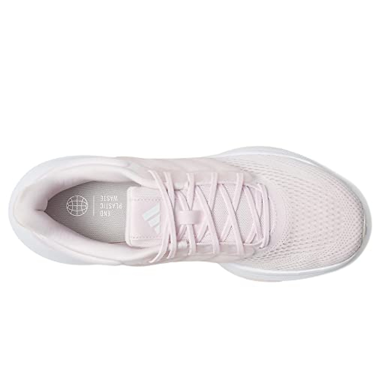 adidas Women's Ultrabounce Sneaker, Almost Pink/White/Crystal White (Wide), 11
