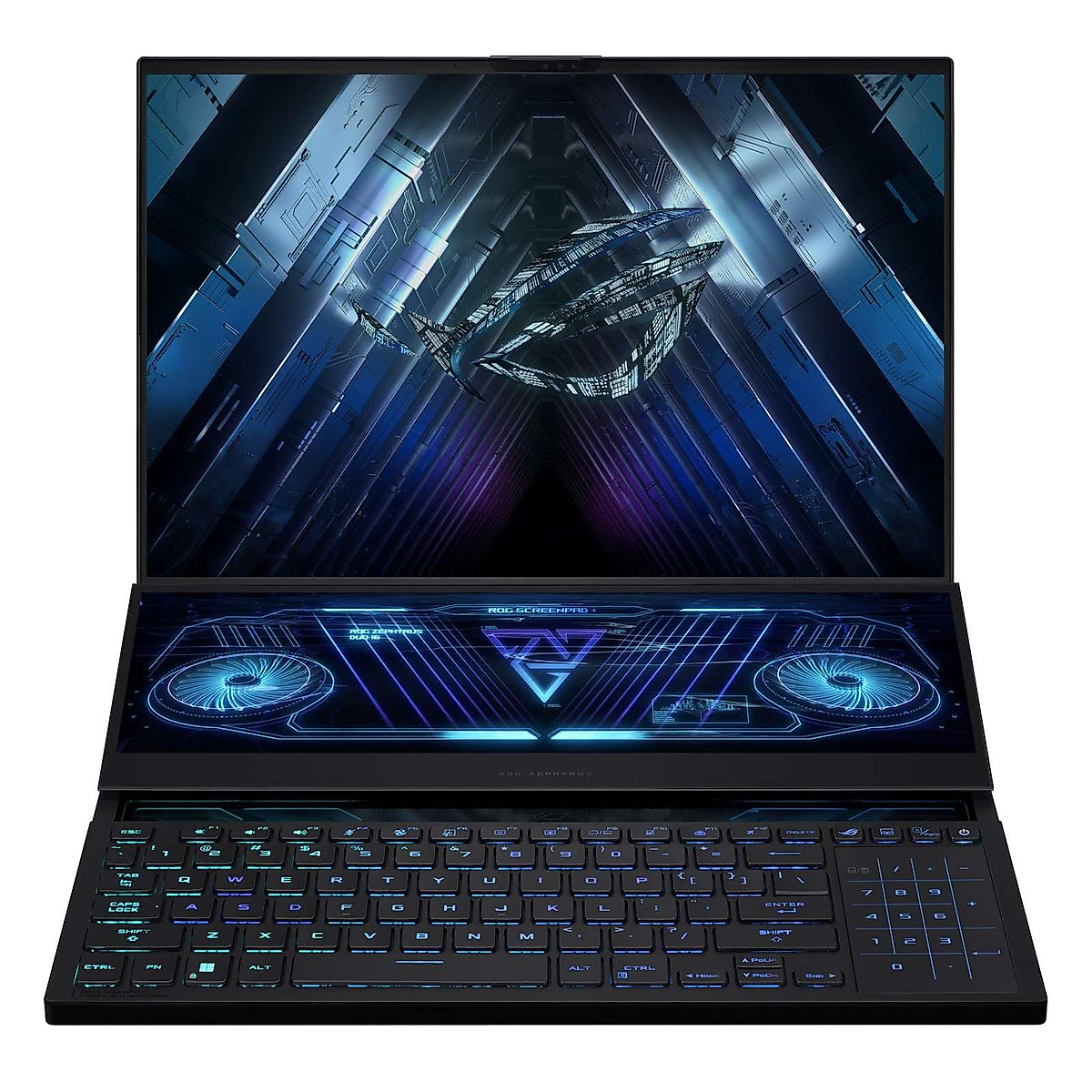 XOTICPC ASUS ROG Zephyrus Duo 16 GX650PY-XS97 Gaming Laptop (AMD Ryzen 9 7945HX, 64GB RAM, 4TB NVMe SSD, RTX 4090 16GB, 16" QHD+ 240Hz 3ms, Windows 11 Pro) GX650P Gamer Notebook Computer