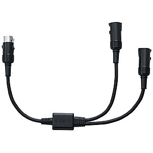 KENWOOD CA-Y107MR Y-Adaptor Cable for control of (2) KENWOOD Marine Remotes to control your KENWOOD Marine Stereo (remotes not included)