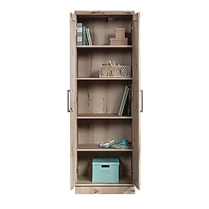Sauder Homeplus Storage Cabinet, L: 17.01" x W: 23.31" x H: 71.18", Pacific Maple Finish