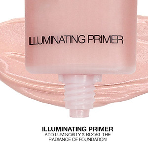 Palladio I'm Glowing Illuminating Primer, Pearly Pink Makeup Primer for Face, Contains Aloe Vera, Grape Seed Oil, Green Tea, Brightens Complexion, Combats Wrinkles, Fine Lines & Pores