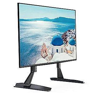 PERLESMITH Universal Table Top TV Stand for 22 - 65 Inch Flat Screen, LCD TVs Premium Height Adjustable Leg Stand Holds up to 110lbs, VESA up to 800x500mm