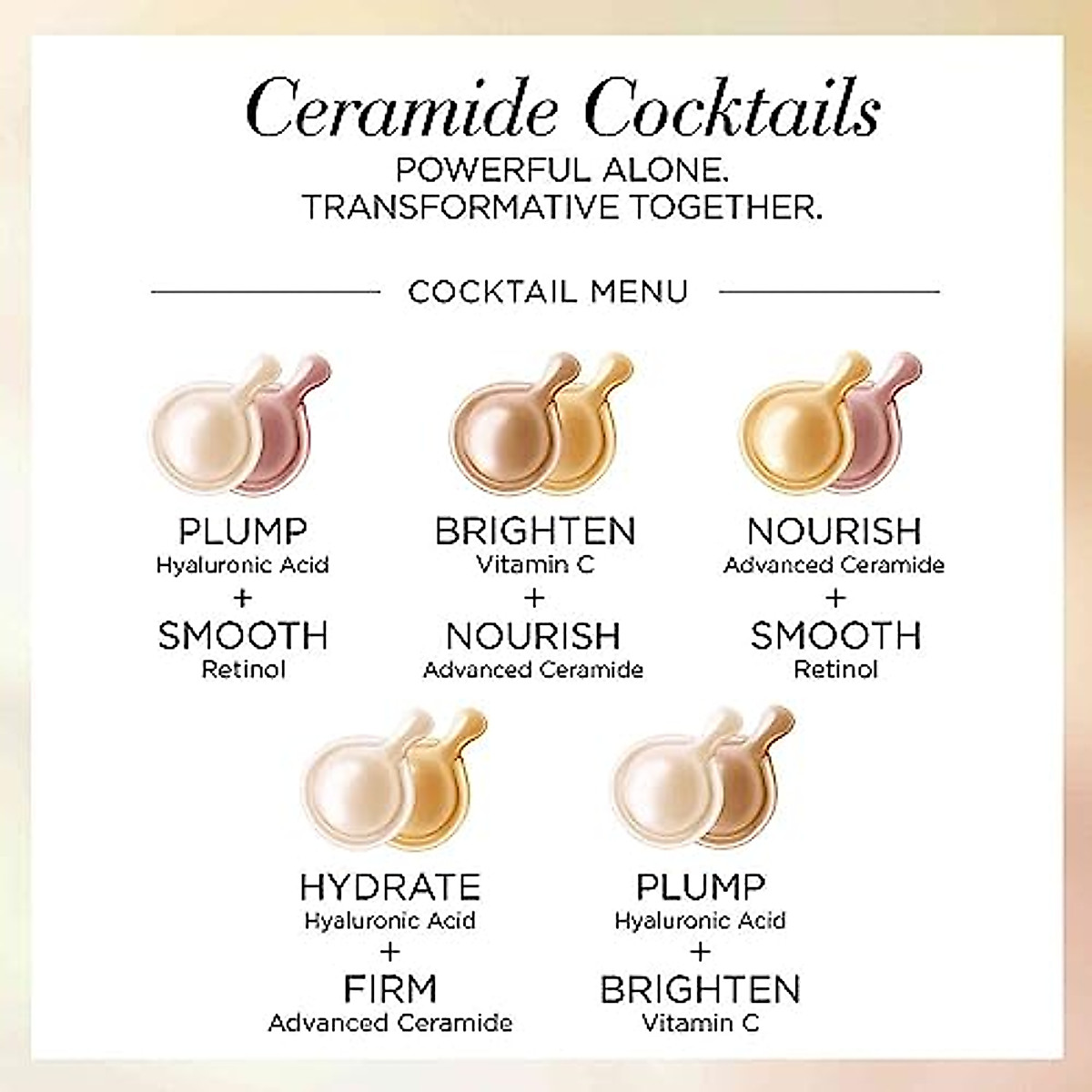 Elizabeth Arden Vitamin C Ceramide Capsules Serum, Daily Skin Care, Brightening Face Serum, 30 Count