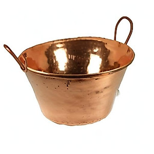 Cazo de Cobre Puro 16" Para Carnitas Classic Traditional Tacos Pure 100% Copper Mexico