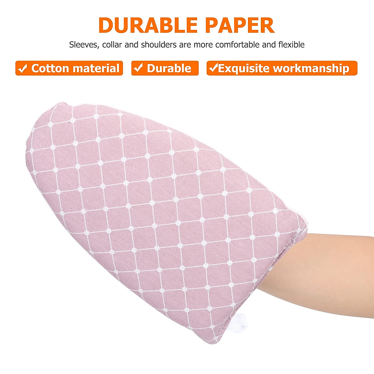 Zerodeko 2pcs Ironing Gloves Food Steamer Over The Door Ironing Board and Iron Holder Baking Gloves Mini Clothes Iron Garment Steaming Gloves Finger Button Sponge Household