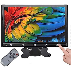 bosstouch 11.6" Inch Security Monitor HDMI/BNC/AV/VGA/USB Input 1366x768 IPS Resolution Touch Buttons Mini Video Camera Audio Monitors & Displays TV Screen