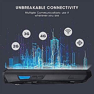 Android 9.0 Barcode Scanner MUNBYN Handheld Mobile Computer with Honeywell 1D Laser Scanner, Support Wireless Wi-Fi 4G LTE for Warehouse Delivery Retail Inventory Management System, IP66 Rugged PDA
