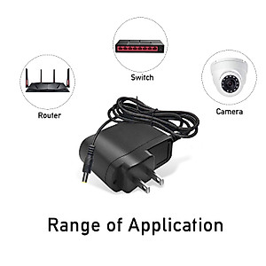 [UL Listed and FCC Certified ] HDView 12V DC 2A Power Adapter Supply UL Listed Certified 2.1mm 5.5mm, 2a Power Transformer for Security Camera