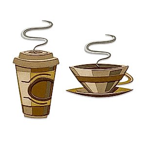 Sizzix Thinlits Die 665212 Cafe Colorize by Tim Holtz 14 Pack, Multicolor