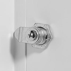 Premier 2002 Series Steel Access Door, 14 x 14 Flush Universal Mount, White (Keyed Cylinder Latch)