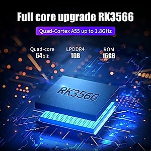 RG353PS Retro Handheld Game Console, 3.5 Inch IPS Screen Linux System RK3566 Chip 16+64G TF Card Preinstalled 8000+ Games (White Transparent)