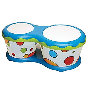 Edushape Baby Bongo Set (Color may vary) , 10x5.75x3.75 Inch (Pack of 1)