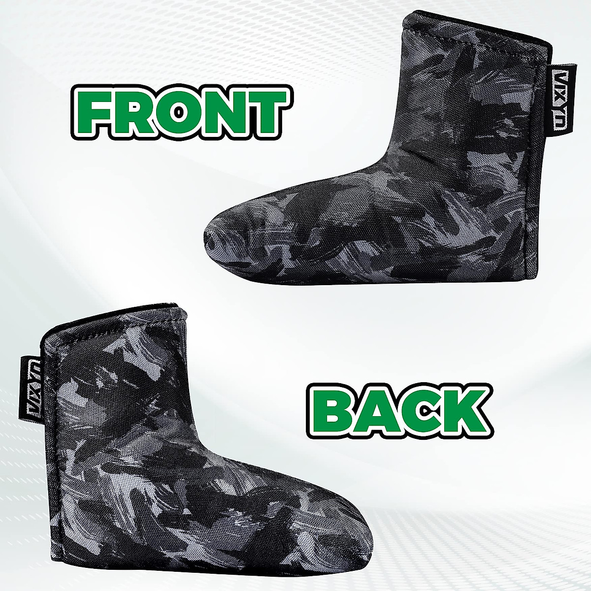 VIXYN Blade Putter Cover - Premium Golf Putter Headcover - Fleeced Lined Putter Head Covers - Protective Putter Covers (Black Brush)