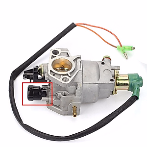 Carburetor Carb Replaces For DuroMax DuroStar PowerMax XP8500E XP8500E-CA XP10000E XP10000E-CA 8500 10000 Watt Generator 16HP 18HP 419CC/420CC DJ190FD DJ190FD-14100 DJ190FD-14100-A