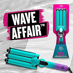 Bed Head Wave Affair Jumbo 3 Barrel Hair Waver | Quick Styling and Serious Hold