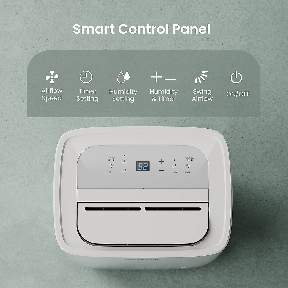 Waykar 120 Pints Energy Star Dehumidifier for Spaces up to 6,000 Sq. Ft at Home, in Basements and Large Rooms with Drain Hose and 1.14 Gallons Water Tank (JD025CE-120)