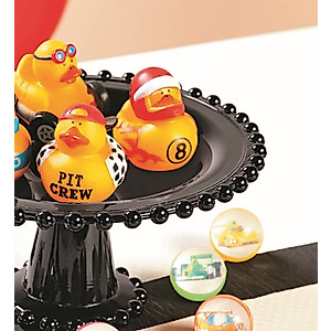 Fun Express Race Car Driver Rubber Duckies - Toys and Party Favors - 12 Pieces
