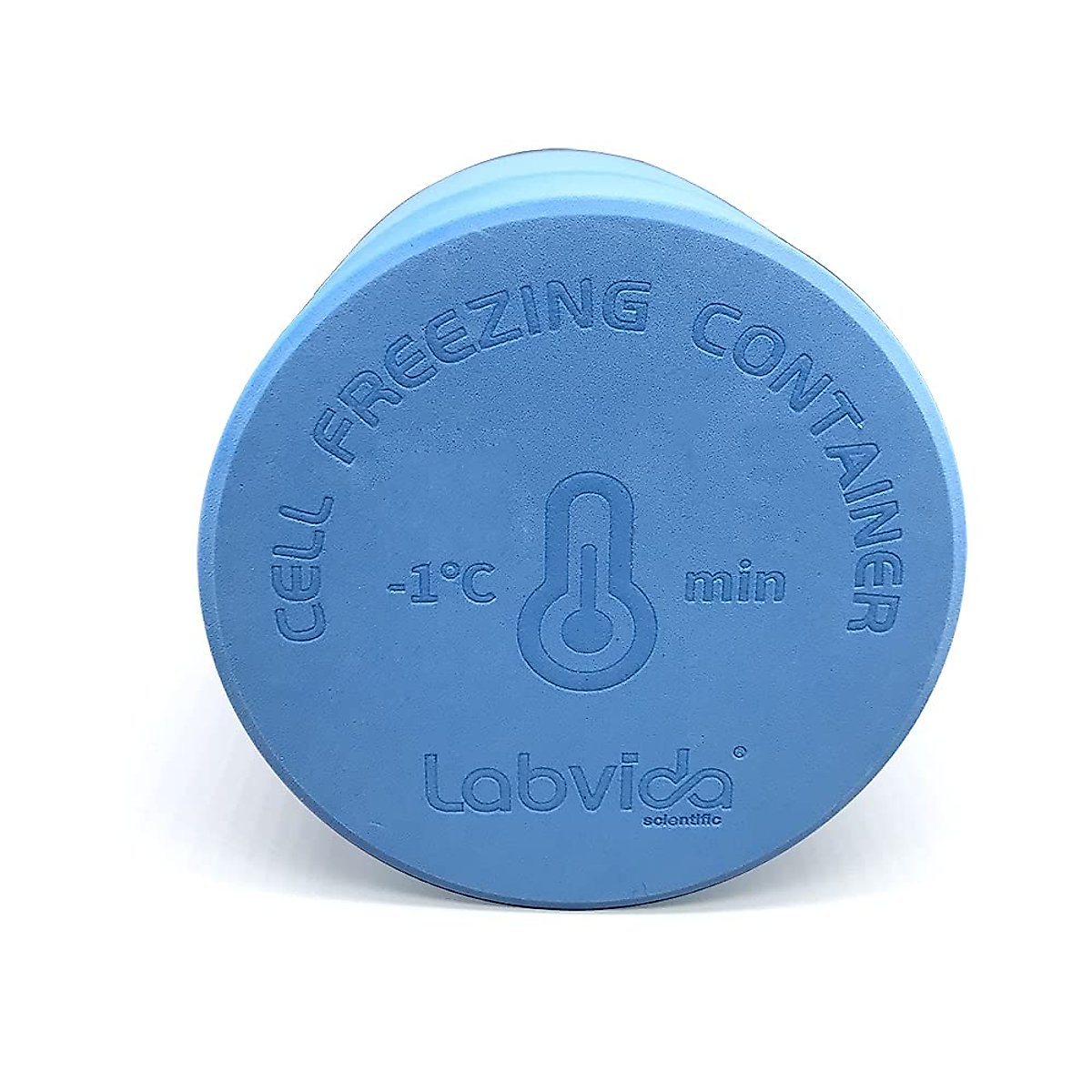 Labvida -1℃(-33.8℉) Cell Freezing Container for 2ml Cryogenic Vials, 12 Places, Cross-Linked Polyethylene Foam with a Solid State Core, LVZ001